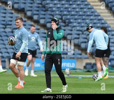 Ireland interim head coach Simon Easterby during the Guinness Men's Six Nations match at the ...