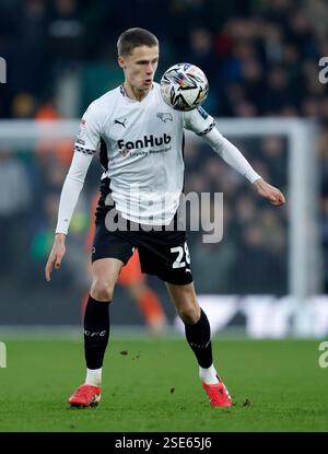 Derby County's Harrison Armstrong during the Sky Bet Championship match ...