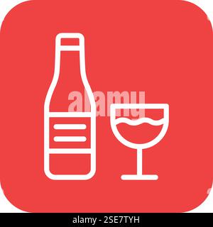 wine bottle isolated icon vector illustration design Stock Vector Image ...