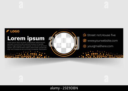LinkedIn profile background banner design Stock Vector Image & Art - Alamy