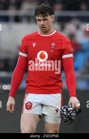 Olimpico Stadium, Rome, Italy - Tom Rogers of Wales and Ange Capuozzo ...
