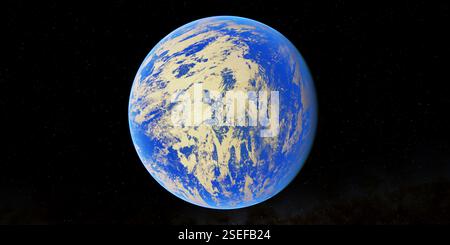 HD 40307 f is a warm super oceanic super aquaria exoplanet that orbits ...