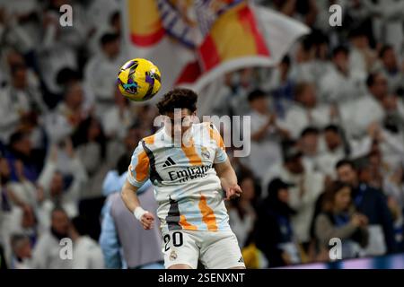 Madrid, Spain; 02/23/2025.- Real Madrid player Kylian Mbappé. Real ...