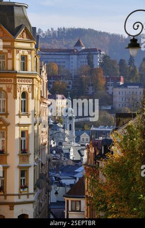 Spa town in western Czechia, Frantiskovy Lazne. Bohemia Stock Photo - Alamy
