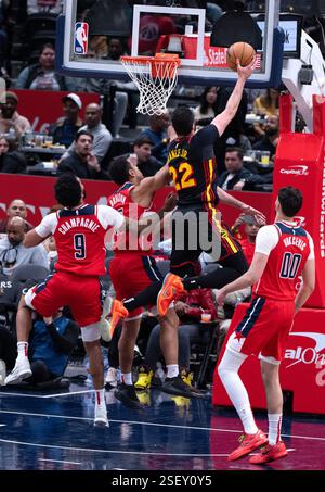 Atlanta Hawks forward Larry Nance Jr. (22) in action during the second ...