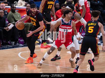 Atlanta Hawks forward Larry Nance Jr. (22) in action during the second ...