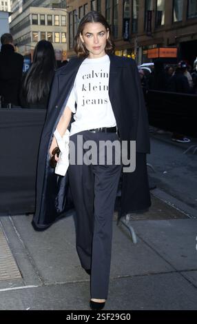 February 07, 2025 Bambi Northwood-Blyth attend Calvin Klein 2025 ...