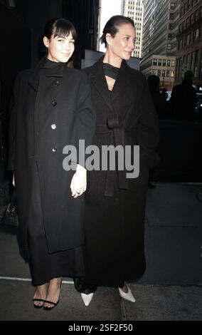 February 07, 2025 Christy Turlington and Grace Burns attend Calvin ...
