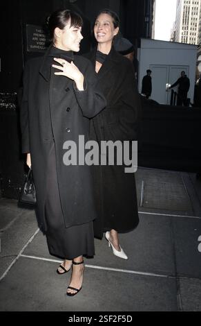 February 07, 2025 Christy Turlington and Grace Burns attend Calvin ...