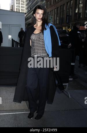 February 07, 2025 Georgia Fowler attend Calvin Klein 2025 Collection in ...