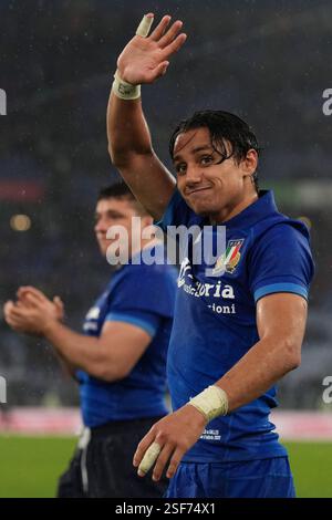 Ange CAPUOZZO of Italy during the 2025 Six Nations Championship, rugby ...