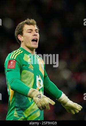 Mads Hermansen of Leicester City during the Chelsea FC v Leicester City ...