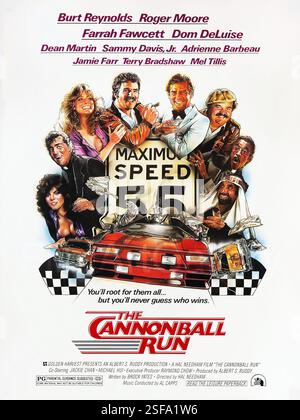 THE CANNONBALL RUN 1981 20th Century Fox film with Burt Reynolds and ...