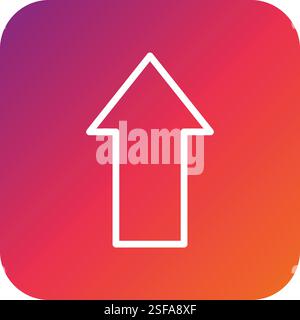 arrow monochrome isolated icon vector illustration design Stock Vector ...