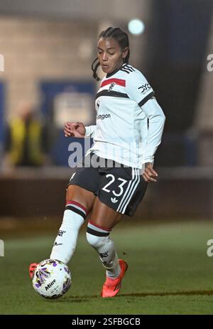 Geyse of Manchester United Women passes the ball, during The FA Women's ...