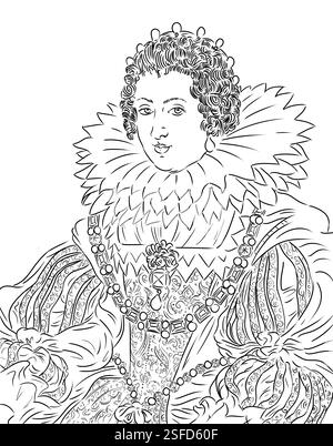 Louis XIII's, Louis 13, portrait, king of France Stock Photo - Alamy