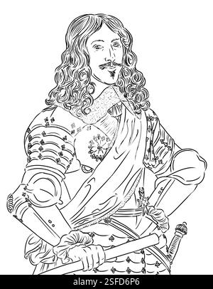 Louis XIII's, Louis 13, portrait, king of France Stock Photo - Alamy