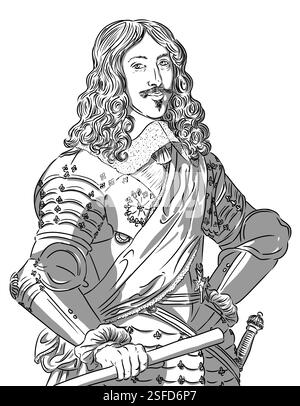 Louis XIII's, Louis 13, portrait, king of France Stock Photo - Alamy