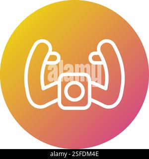 Plane handle Vector Icon Design Illustration Stock Vector Image & Art ...