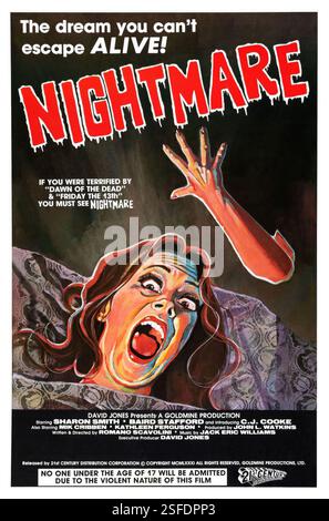 NIGHTMARE (1981), directed by ROMANO SCAVOLINI. Credit: Goldmine Productions / Album Stock Photo ...