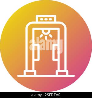 Metal detector vector icon. Modern, simple flat vector illustration for ...