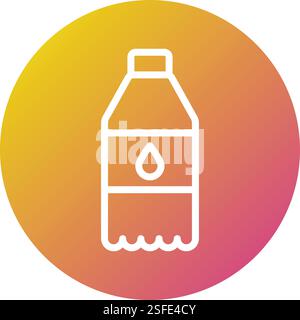 Water bottle Vector Icon Design Illustration Stock Vector Image & Art ...