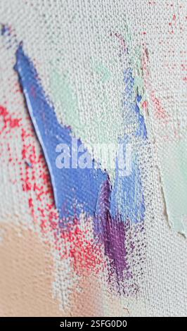 Purple paint oil surface close up view Stock Photo - Alamy