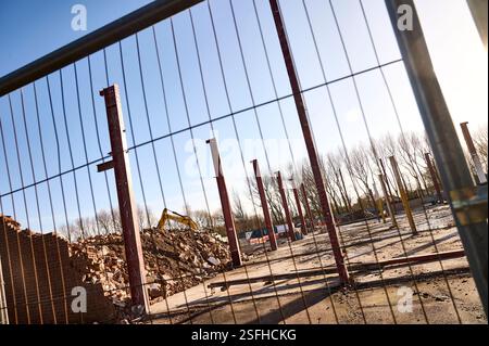 The old TVR car factory bulldozed and making way for a new industrial ...