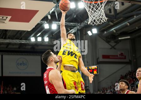 Bamberg, Deutschland. 09th Feb, 2025. Filip Stanic (Bamberg Baskets ...
