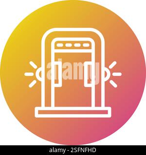 Body Scanner Vector Icon Design Illustration Stock Vector Image & Art ...