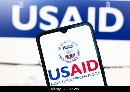 In this photo illustration, USAID (United States Agency for ...
