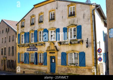 The historic post office of Rodemack, a well-preserved building in the ...