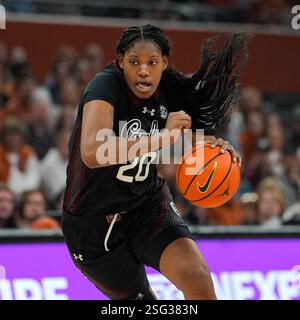 South Carolina forward Sania Feagin takes a selfie after their win ...
