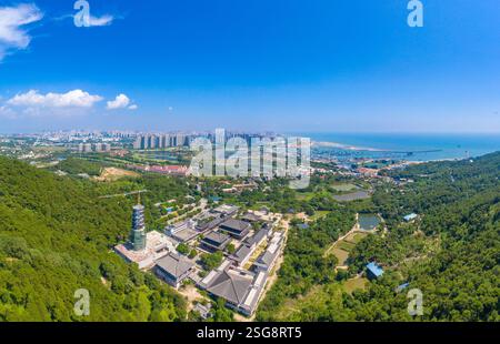 Aerial photography of Guantouling National Forest Park, Beihai City ...
