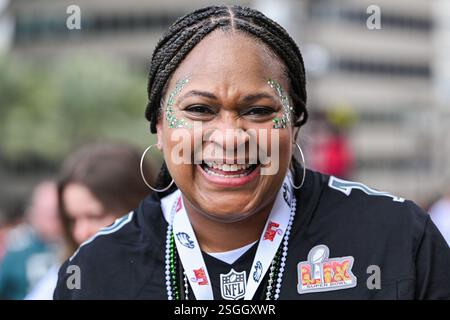 Philadelphia Eagles fans arrive at The Caesars Superdome, New Orleans ...