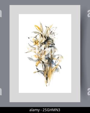 flowers and Lily buds. Lily flower. bright beautiful flowers Stock ...