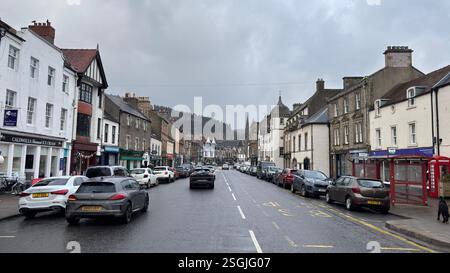 Peebles, Scottish Borders. Beautiful old village town in the Borders ...