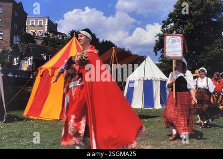 Rye Shakespeare Company in the Procession at the Medieval Festival, Rye ...