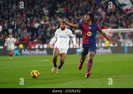 Jules Kounde of FC Barcelona during the La Liga EA Sports match between ...