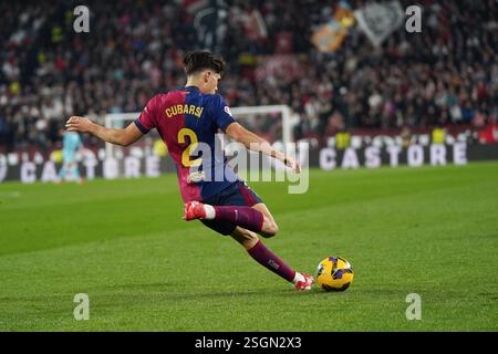 Pau Cubarsi of FC Barcelona during the Copa del Rey match, Final, between FC Barcelona and Real ...
