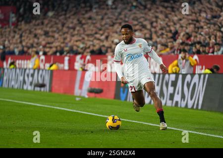 Chidera Ejuke of Sevilla FC during the La Liga EA Sports match between ...
