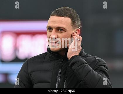 Former Aston Villa player James Chester during the Premier League match ...