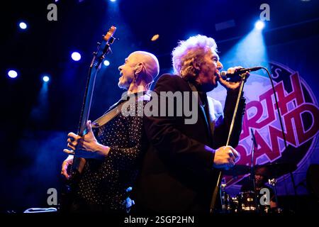 Bass player Steve Kinch of the British band Manfred Mann's Earth Band ...
