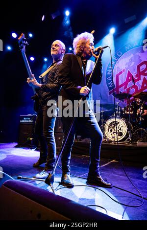 Bass player Steve Kinch of the British band Manfred Mann's Earth Band ...