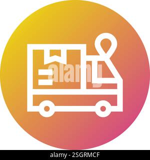 Route Location Tr Vector Icon Design Illustration Stock Vector Image ...