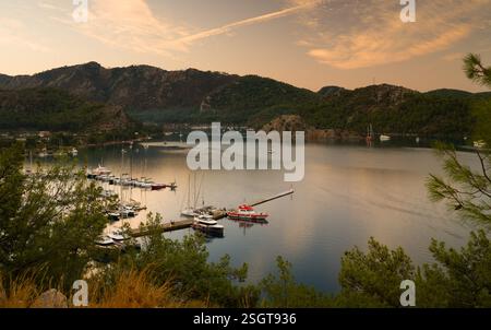Beautiful sunrise at Marmaris, Turkey Stock Photo - Alamy