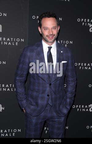 Actor Nick Kroll arriving at the premiere of 'Operation Finale' at the ...