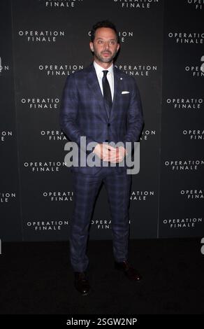 Actor Nick Kroll arriving at the premiere of 'Operation Finale' at the ...