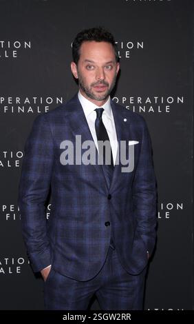 Actor Nick Kroll arriving at the premiere of 'Operation Finale' at the ...