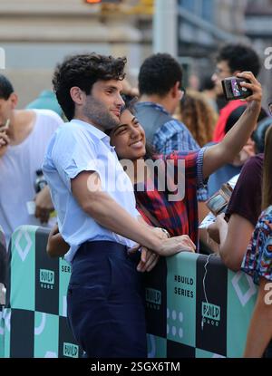 Actor Penn Badgley made an appearance at Build Series on September 5 ...